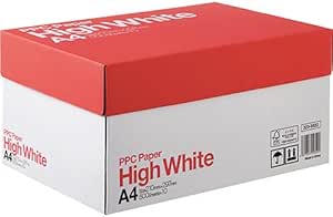 Amazon | PPC PAPER High White A4 1箱（5000枚：500枚×10冊） | コピー用紙 | 文房具・オフィス用品