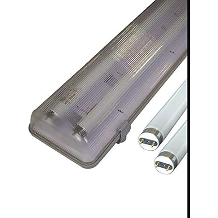 4FT TWIN 36 WATT NON CORROSIVE WEATHERPROOF FLUORESCENT LIGHT FITTING ...