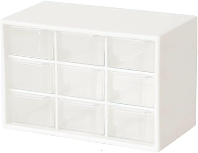 Amazon.com: esowemsn 1PC Plastic Mini Drawer Organizer 9 Drawers ...