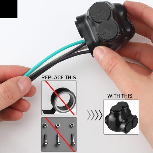 Snapklik.com : Saysurey 5 Pcs Insulated Multi Cable Connectors 2 Port ...