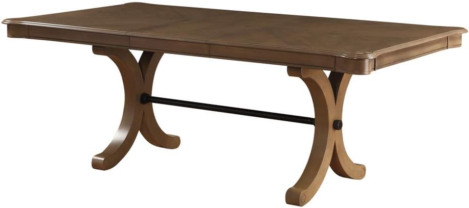 Amazon.com - ACME Furniture Dining Table, Gray Oak - Tables