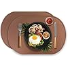 Amazon.com: Silicone Placemats, Set of 2 Food-Grade Oval Non-Slip ...