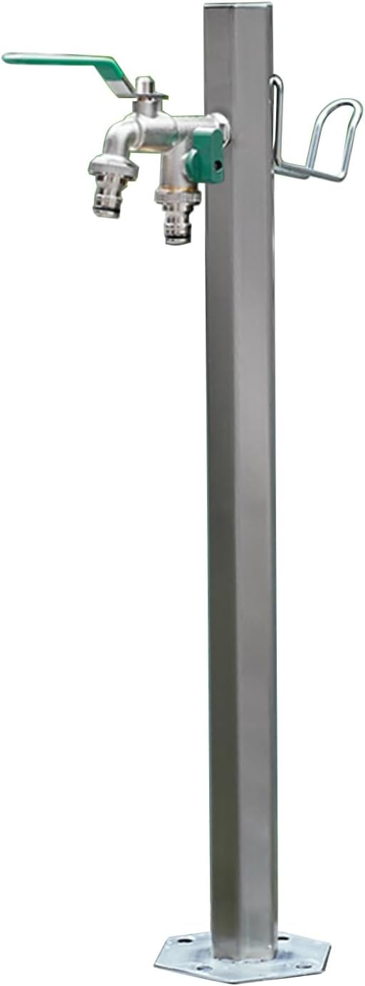 Amazon.com: Stainless Steel Outdoor Water Column with Double Outlet ...