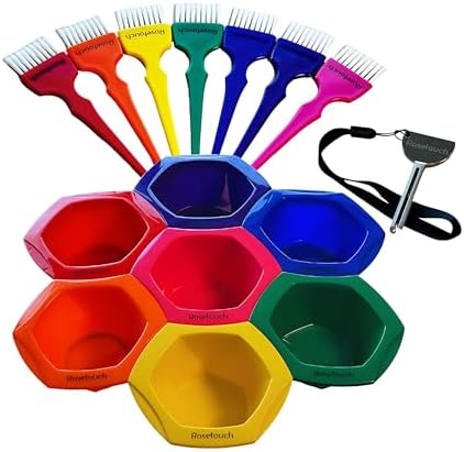 Amazon.com : Professional Salon Hair Dye & Coloring Brush and Tint Bowl ...
