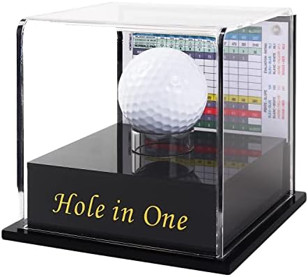 Amazon.com: Hole-In-One Ball Golf Shadowbox Display for Ball ...