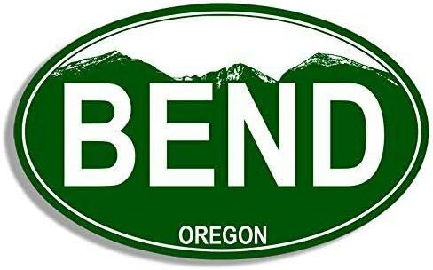 Amazon.com - MAGNET 3x5 inch Green Mountain Oval Bend Oregon Sticker ...