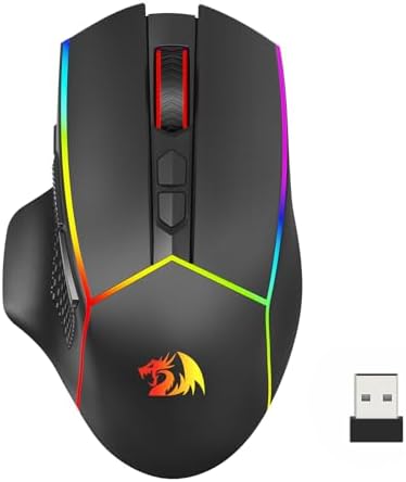 Amazon.com: RisoPhy Wireless Gaming Mouse,Tri-Mode 2.4G/USB-C/Bluetooth ...