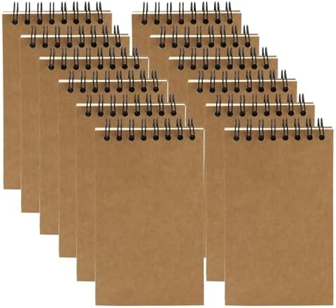 Amazon.com : wavamawa Small Spiral Notebook 3x5 inch Pack of 20 little ...