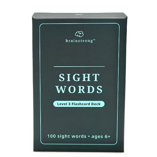 Snapklik.com : BRAINSTRONG 100 Sight Words To Master Level 3 Ages 5-8 ...