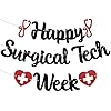 Amazon.com: Happy Surgical Tech Week Banner - Surgical Technologist ...