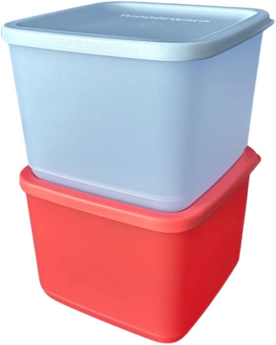 Amazon.com: Tupperware Basic Bright Square Container 4 cup / 1L in ...