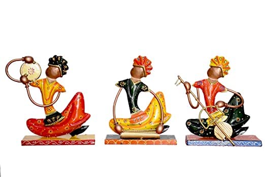 Buy Opperste home decor Antique Show Piece Set of 3 (LXHXW = 15X21X3 cm ...