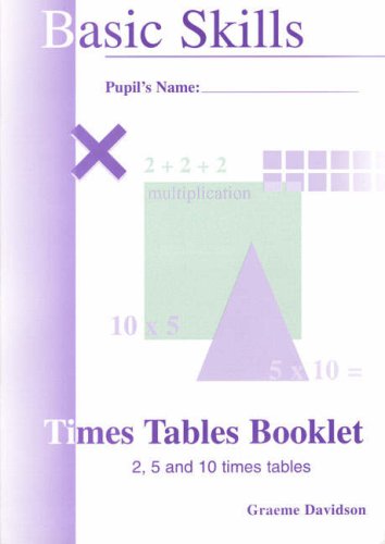 Times Tables Booklets: Bk. 1 (Basic Skills): Amazon.co.uk: Davidson ...