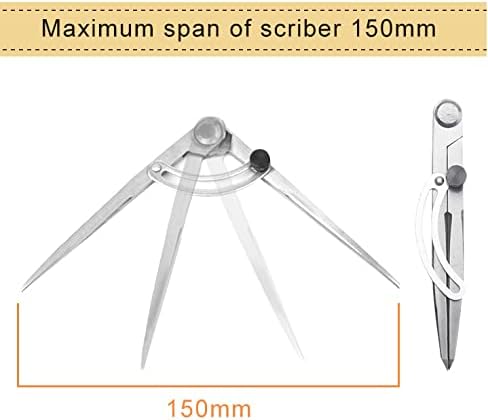 Yisika Leathercraft Compasses,Leathercraft Divider,Steel Leather Craft ...