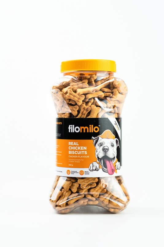 Filomilo Dog Adult Food | Dog Puppy Food | Chicken Dog Biscuit (500g ...
