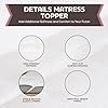 Amazon.com - CirclesHome White Futon Mattress Toppers with Anti-Slip ...