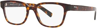 Prada PR 04YV 2AU1O1 Tortoise Acetate Square Eyeglasses 53mm at Amazon ...