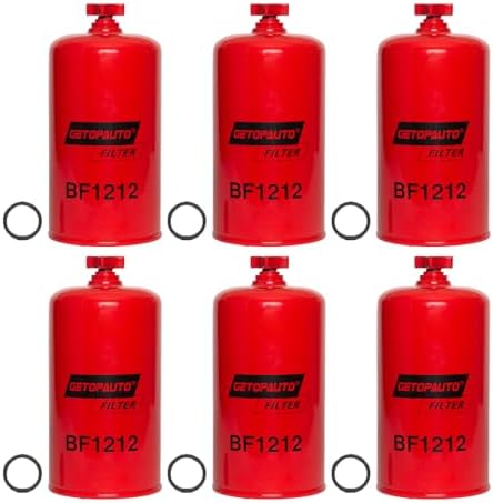 Amazon.com: GETOPAUTO BF1212 Fuel Spin-On Filter (Set of 6) : Automotive