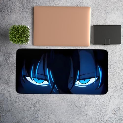Solo Leveling Desk Mat | Sung Jin-Woo Edition | 11x23 Inch Anime Mouse ...
