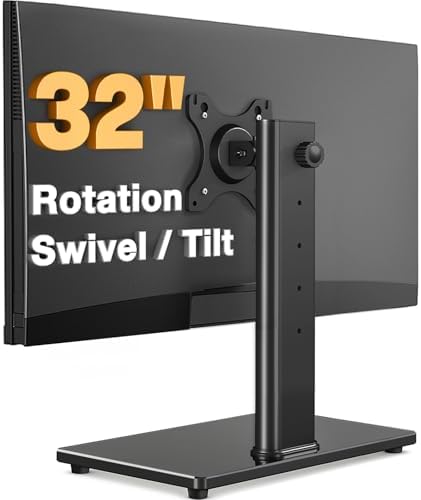 Amazon.com: Single Monitor Stand VESA Mount for 13-32 Inch Screens ...
