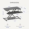 Amazon.com: FLEXISPOT Standing Desk Converter 28" Wide Height ...