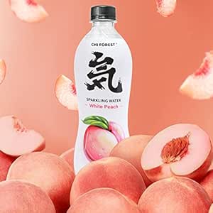 Amazon.com: CHI FOREST Sparkling Water, White Peach Flavored Bubbly Sparling Water in Bottle, 0 ...
