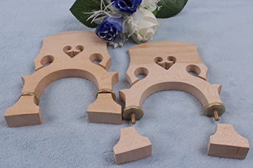 Snapklik.com : Yinfente Upright Bass Bridge Adjustable Height Maple ...