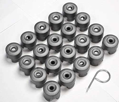 Partsdealers WHEEL NUT BOLT COVERS CAPS FOR VW TRANSPORTER T5 T5.5 ...