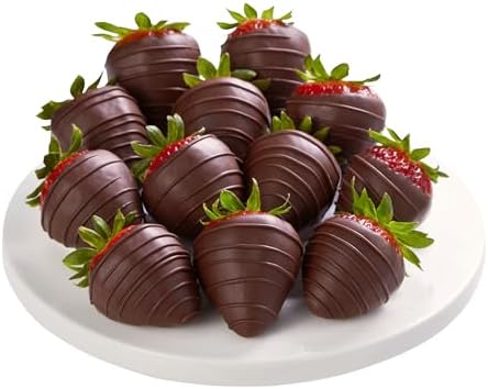 Amazon.com : Shari’s Berries Decadent Dark Chocolate Strawberries ...