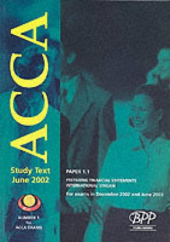 ACCA Part 1 - 1.1: Preparing Financial Statements (International ...