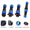 Amazon.com: VASNKY SP16 IP68 Waterproof Connector, Male Connector ...