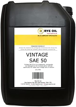 CLASSIC VINTAGE ENGINE OIL 50 20L : Amazon.co.uk: Automotive