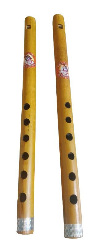 Buy ZOKCY® (Pack of 2 Pcs) Krishna Wooden Bansuri Toy for Kids/Wooden ...