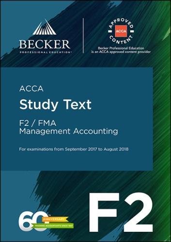 Amazon.com: ACCA Approved - F2 Management Accounting (September 2017 to ...