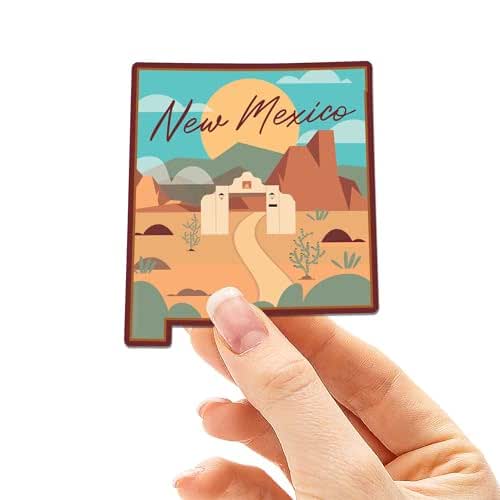 Amazon.com: Desert Landscape New Mexico Bumper Sticker, Albuquerque ...