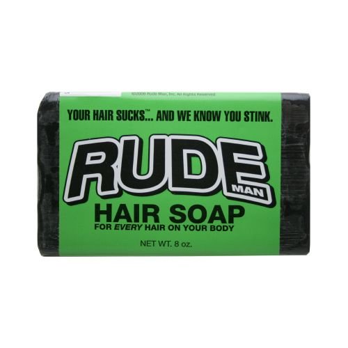 Amazon.com : Rude Hair Soap 8 oz. bar Rude Man : Standard Hair Shampoos ...