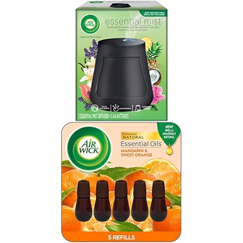 Amazon.com: Bundle of Air Wick Essential Mist Diffuser, 1ct, Essential ...