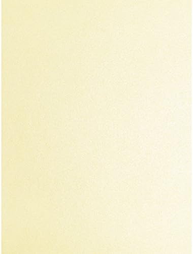 Syntego A4 Cream Pearlescent Shimmer Pearlescent Double Sided Card ...