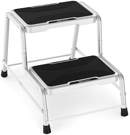 Amazon.com: Rubbermaid FG420903WHT EZ Two Step Durable Folding Plastic ...