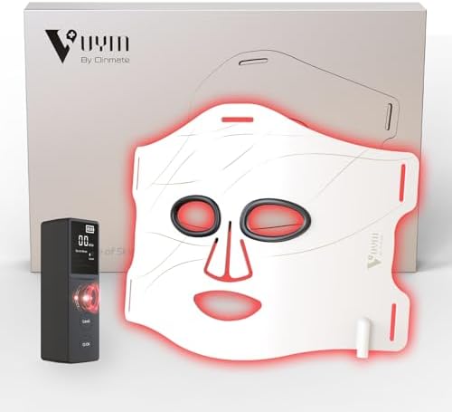 Infrared Light Therapy Mask: High Power for Glowing Skin – Ultra-Thin 1 ...