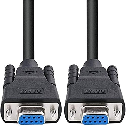 DTECH DB9 RS232 Serial Cable Female to Female Null Modem Cord Cross TX ...