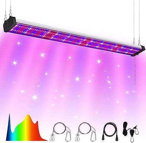 Amazon.com : AntLux 4ft LED Grow Lights 50W Full Spectrum Integrated ...