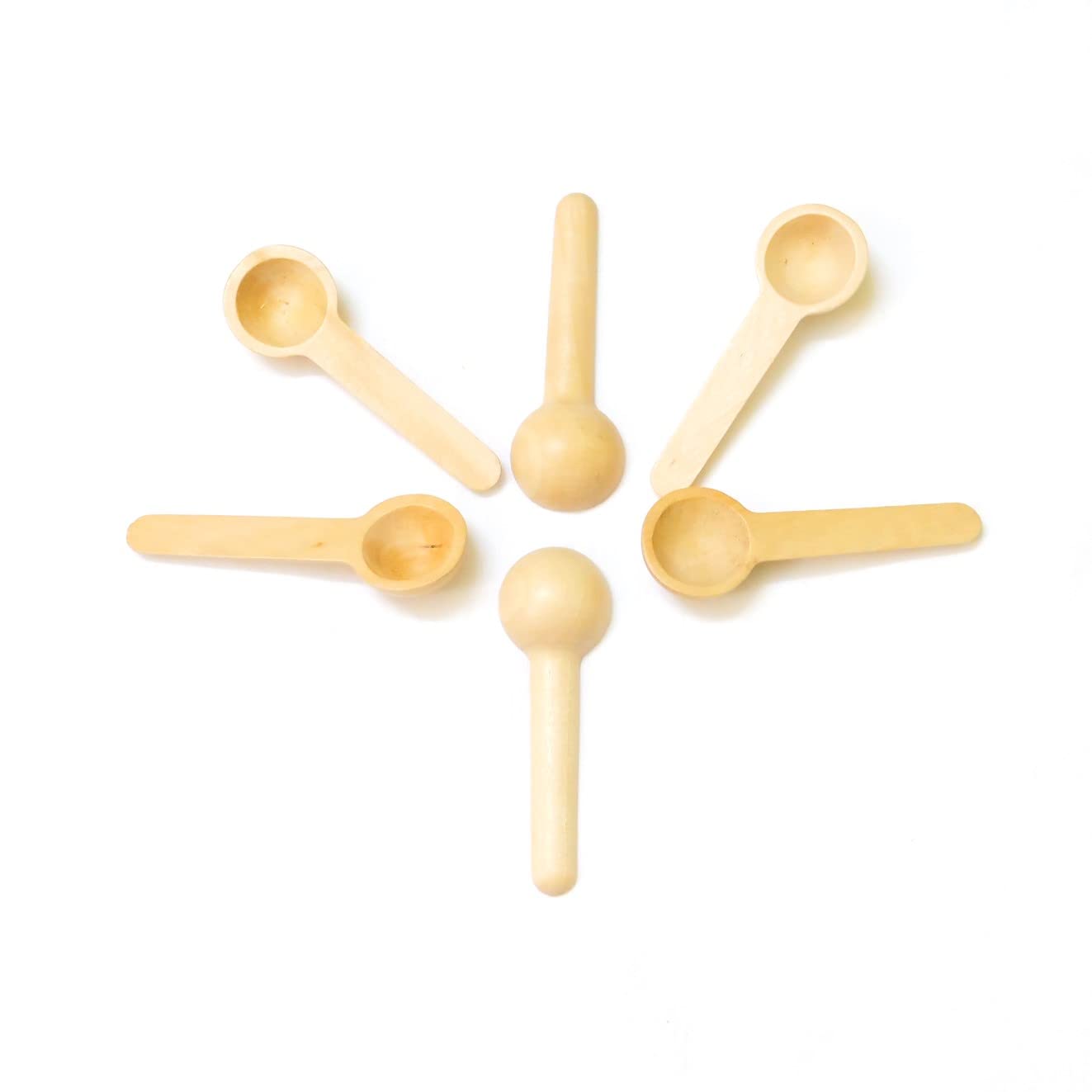 Buy Wooden Masala Spoon Small and Compact for Masala/Salt/Pickle ...