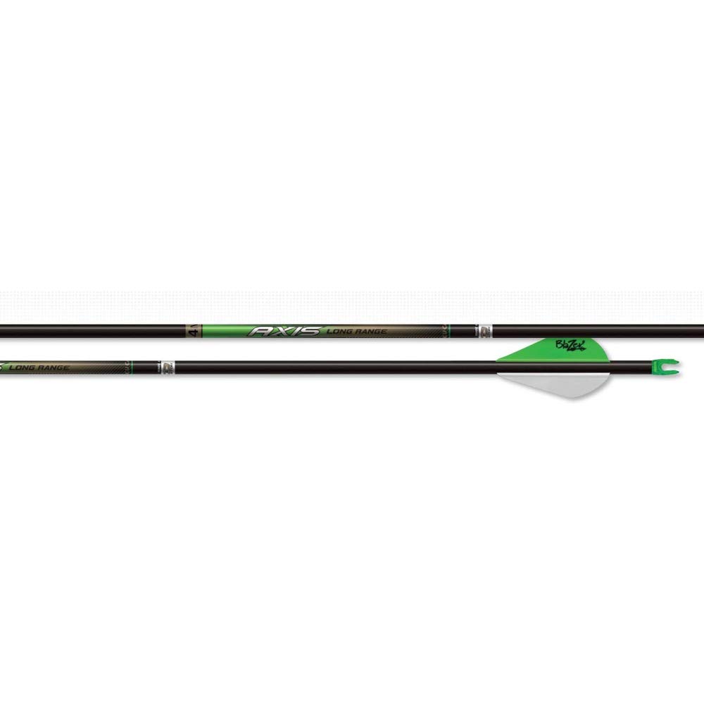 Buy EastonArchery Axis 4MM 300-2 inch Vanes Arrows- 1/2 Dozen-630122 ...
