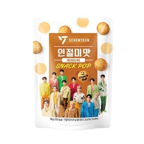Amazon.com: EATSON Snack Pop Injeolmi 50g (pack of 5) with KPOP ...