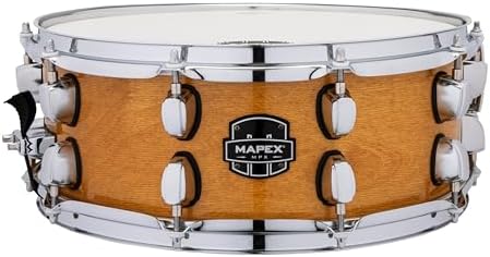 Amazon.com: Mapex Snare Drum, Natural (MPML4550CNL) : Musical Instruments