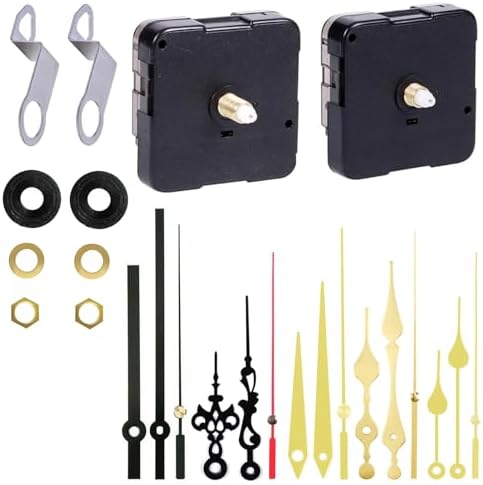 YIPUETERNITY Clock Mechanism Kit Battery Powered, Silent Quartz Clock ...