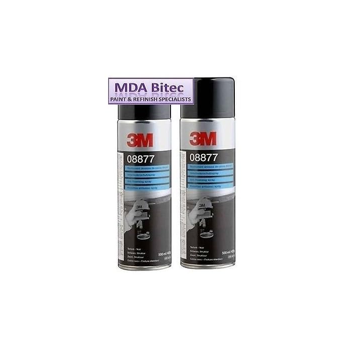 Buy 3M 08877 Pack of 2 Car Body Schutz Aerosol 500ml Black Underseal ...