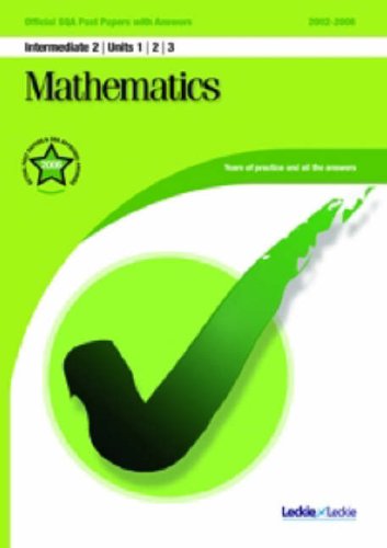 Maths Intermediate 2 SQA Past Papers: unknown author: 9781843724292 ...