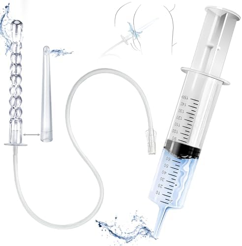 Amazon.com: AZREKV 150ML Enema Syringe Cleaning Douche System，Travel ...